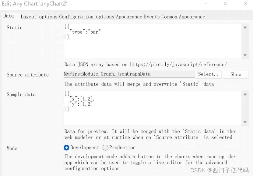 西门子低代码原生Chart&Anychart 属性调整_可调整图表程序-CSDN博客