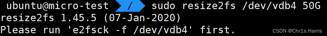 Linux调整分区大小而不丢失数据_resize2fs调整分区大小-CSDN博客