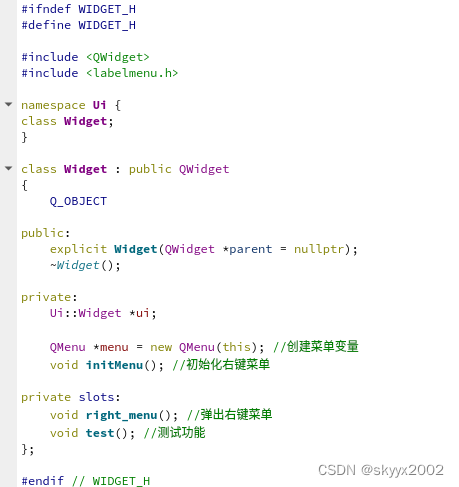 QT 让QLabel等组件支持右键菜单_qlabel右键菜单-CSDN博客