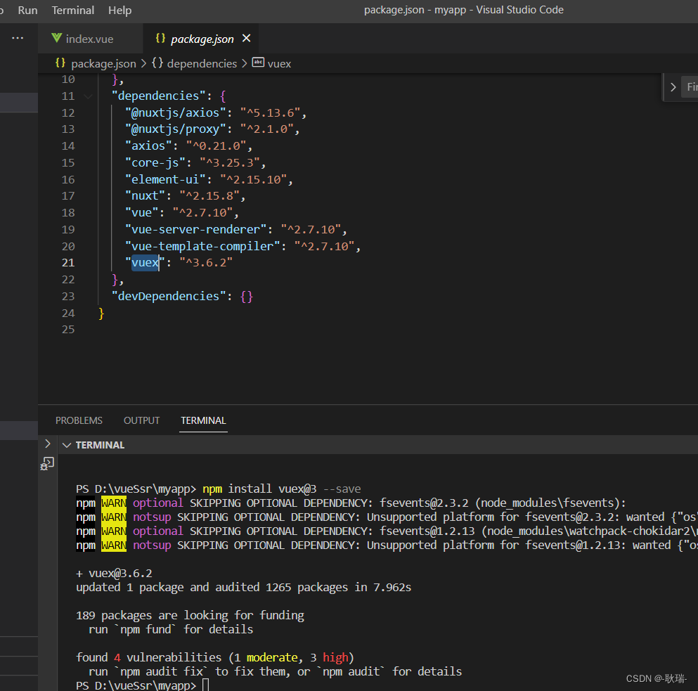 Nuxt中使用vuex管理组件信息通讯_nuxt3 vuex-CSDN博客