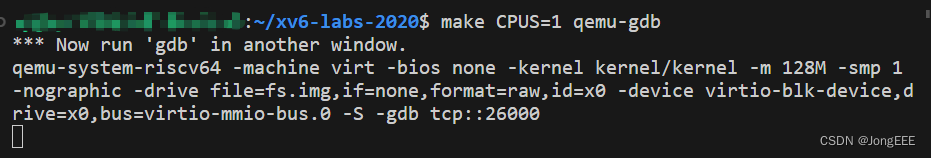xv6 GDB 调试-CSDN博客