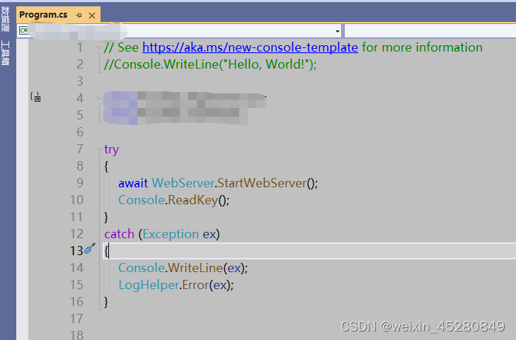 C# 创建控制台应用程序WebApi（Net6.0）_c# webapi 跨域问题 net6.0-CSDN博客