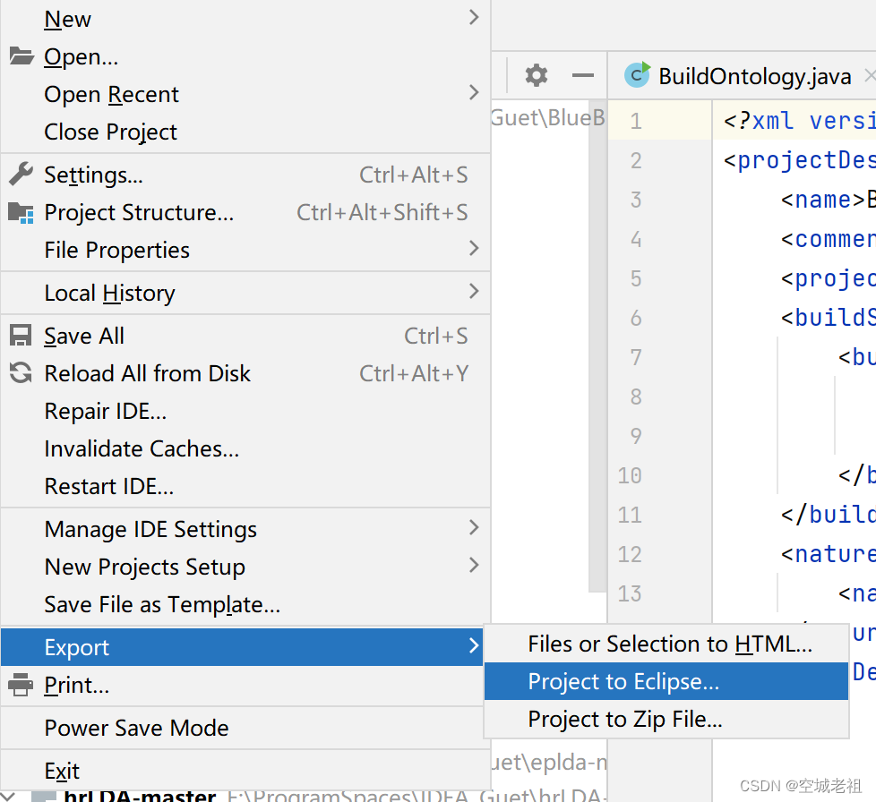 IDEA项目导入Eclipse步骤_idea项目怎么导入到eclipse-CSDN博客