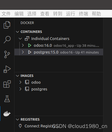 ODOO随笔（一）—— Odoo 16的docker部署以及vscode环境配置_odoo docker-CSDN博客
