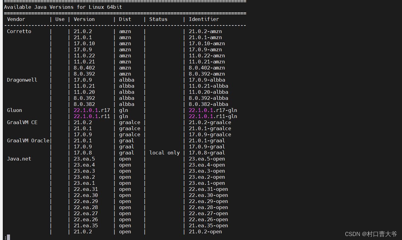 用sdkman在linux上管理多个java版本_sdkman 如何升级java-CSDN博客