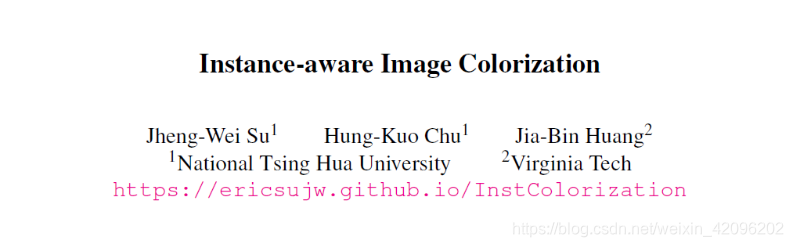 CVPR2020-图像着色新网络InstColorization | Instance-aware Image Colorization-CSDN博客