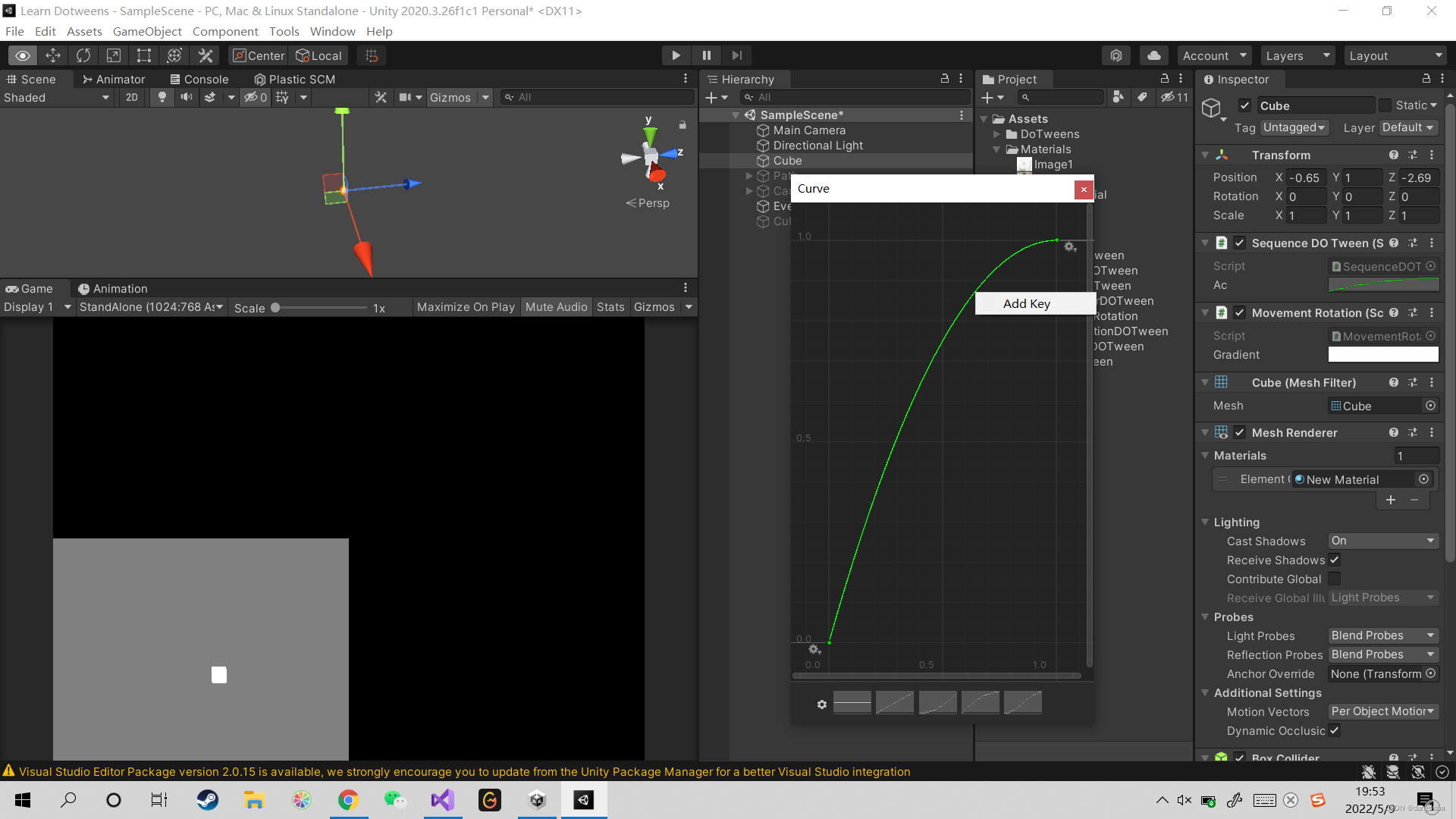 【Unity好插件介绍】介绍DOTween以及其常用函数属性介绍-CSDN博客
