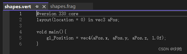 QOpenGLShader错误：QOpenGLShader::compile(Vertex): ERROR: 3:1: ‘‘ : illegal non-ASCII character ...