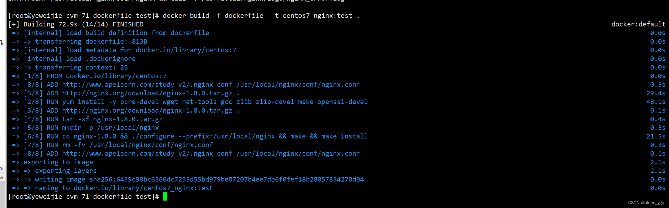 Dockerfile实战-CSDN博客