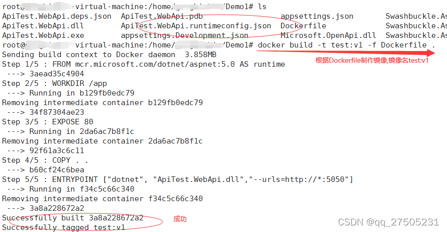 .net5项目在Linux安装的docker跑起来_net5 webapi docker 运行-CSDN博客