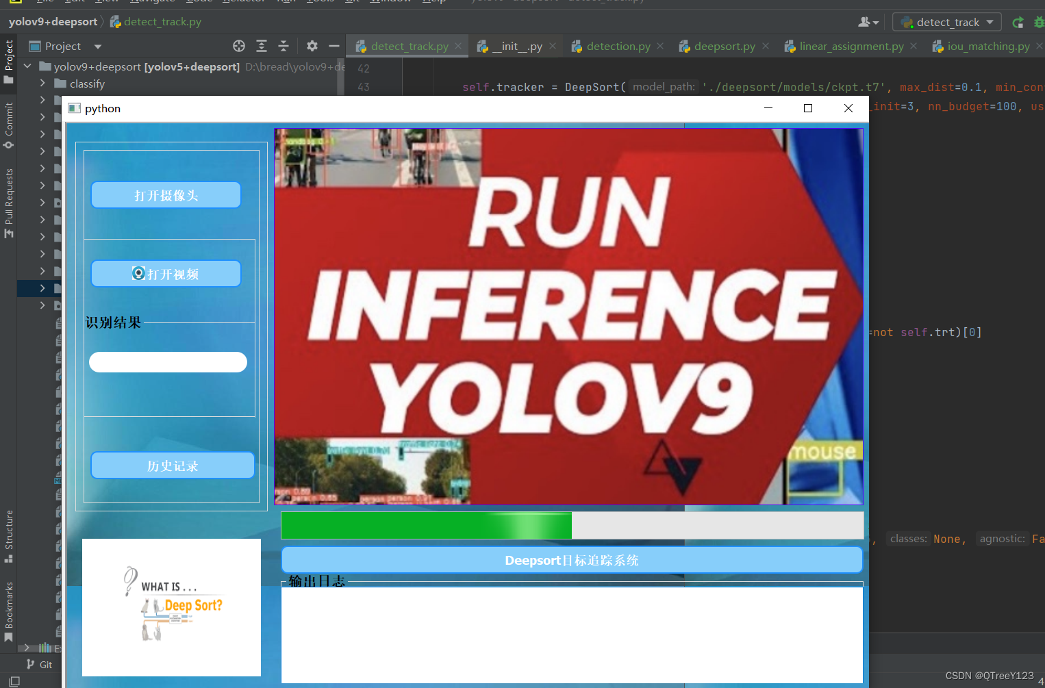 yolov9+deepsort的目标跟踪实现-CSDN博客