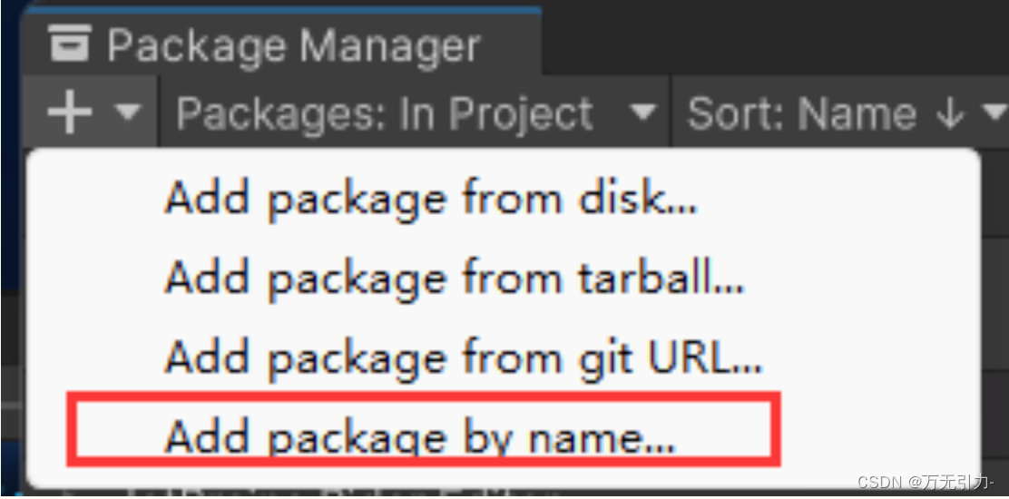 Unity通过Package Manager导入Newtonsoft.Json或叫Json.NET_unity newtonsoft package-CSDN博客