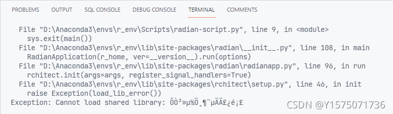 Windows 10 + Anaconda + r-base +Radian（terminated with exit code: 1）R ...