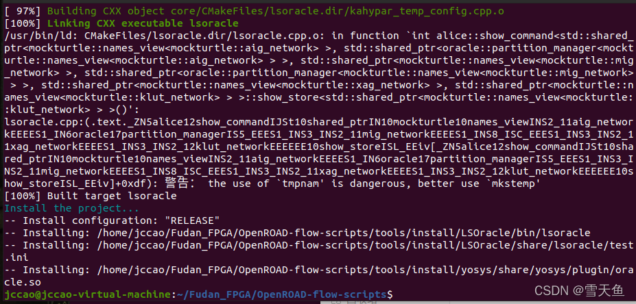 IC后端物理实现自动化工具 OpenROAD系列（二）OpenROAD-flow-scripts（ORFS） 开发环境搭建_openroad工具-CSDN博客