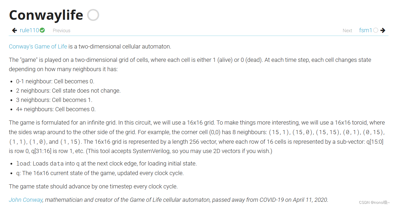 HDLBits学习记录_Conwaylife-CSDN博客