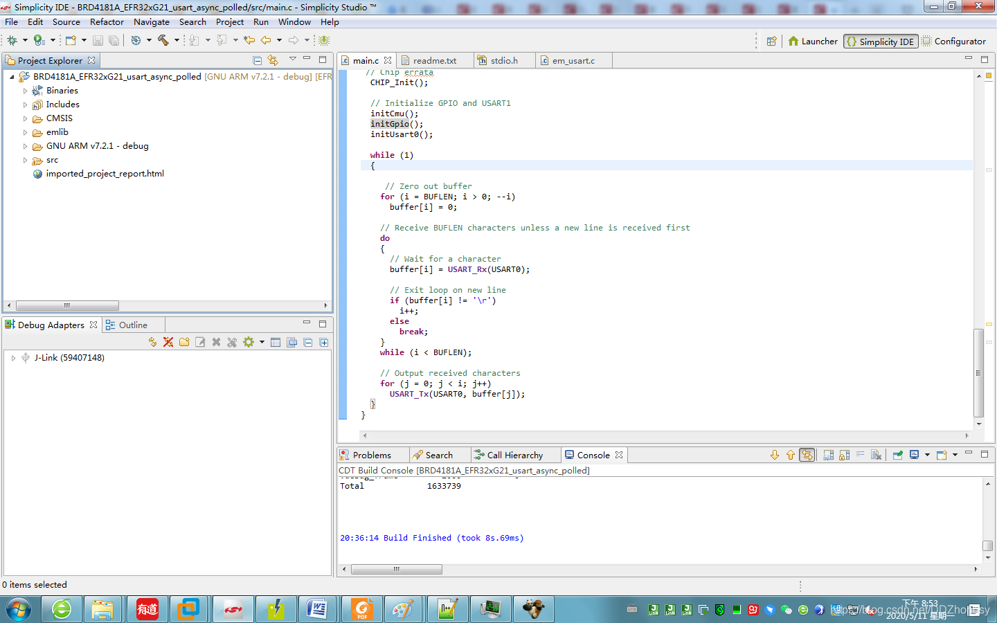simplicity studio官方示例工程的编译和烧录-CSDN博客