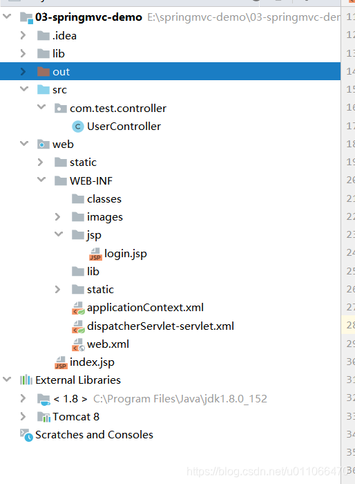 在idea中不使用maven，创建springmvc 项目（使用注解）-3(不是maven项目，太繁琐，不推荐)_从零开始搭建一个springmvc项目 不使用maven-CSDN博客