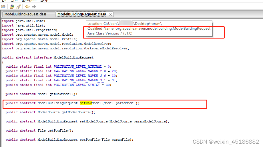 org.apache.maven.model.building.ModelBuildingRequest.setRawModel_java.lang.nosuchmethoderror ...