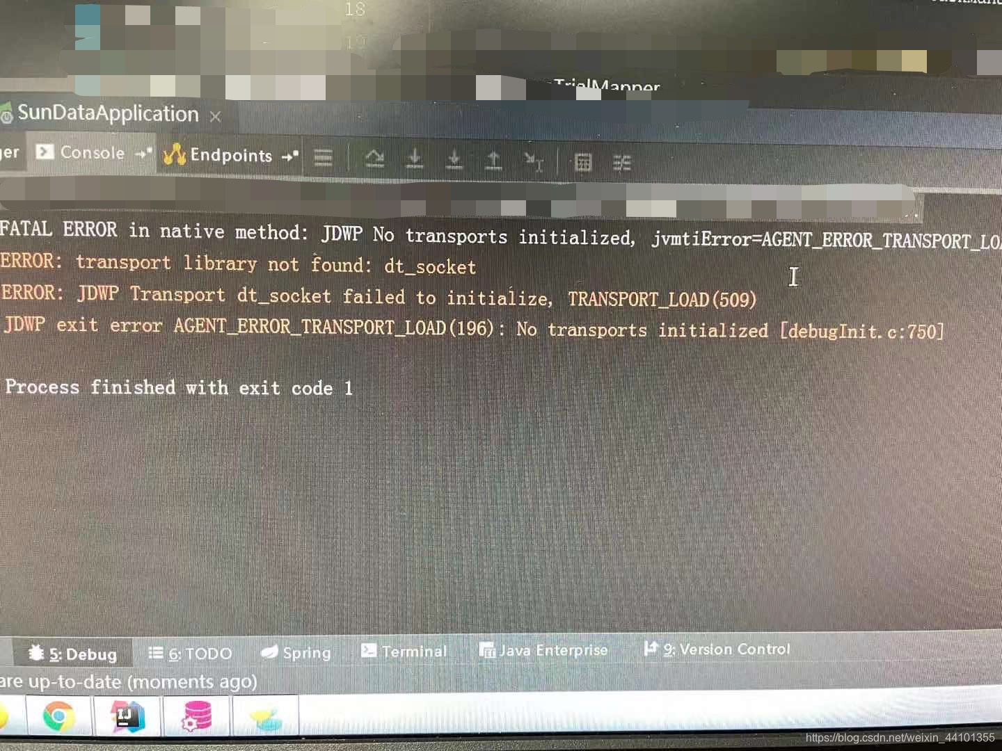 解决IDEA DEBUG启动报错JDWP NO TRANSPORT_debug jdwp exit error idea2021-CSDN博客