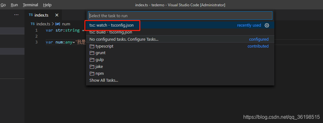 如何在VSCode终端中执行tsc 相关命令报错_tsc --init用不了-CSDN博客