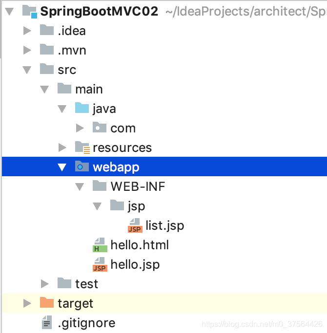 Spring Boot中使用JSP_idea springboot jsp 不用jstl 标签实现循环-CSDN博客