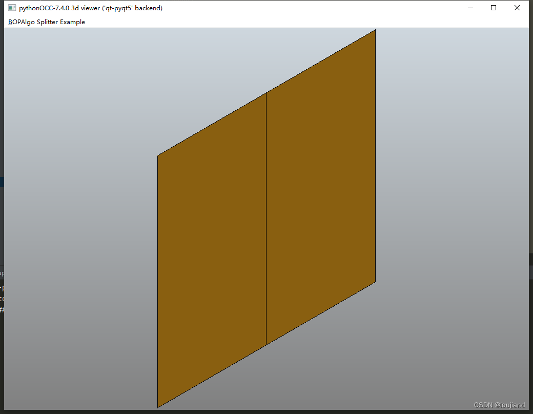 第二章：Pythonocc官方demo 案例85（基于拓扑结构的分割特征）_pythonocc 分离器-CSDN博客