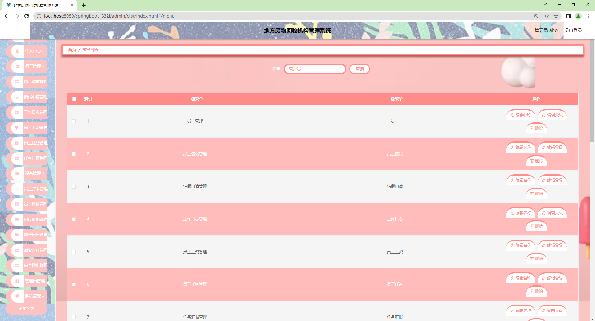 基于springboot的地方废物回收机构管理系统的设计与实现附源码数据库论文ppt,适合课程设计、毕业设计基于spring