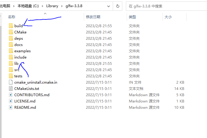 openGL学习之GLFW和GLAD的下载和编译_glad下载-CSDN博客