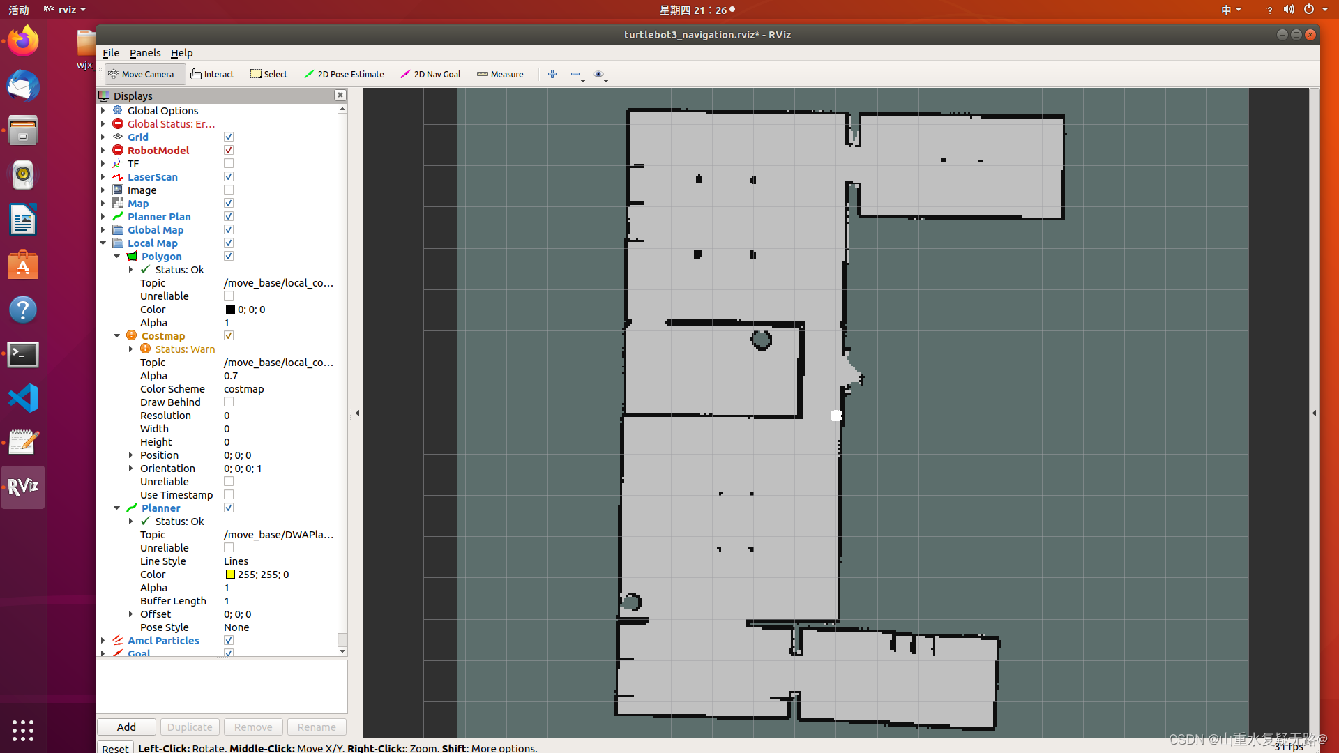 ROS 多机器人导航RVIZ环境的配置_rviz配置-CSDN博客