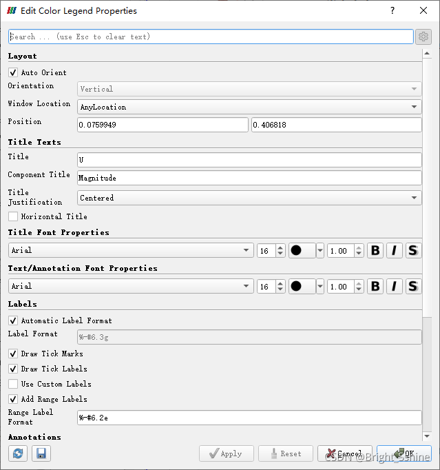 Paraview修改Legend数值格式_paraview设置lable格式-CSDN博客