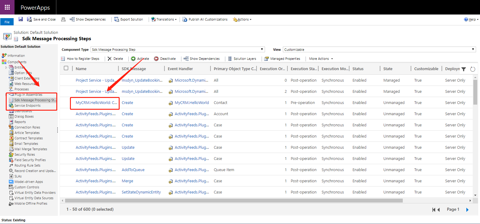 创建一个dynamics 365 CRM online plugin (六) - Delete plugin from CRM_crm plugin delete-CSDN博客