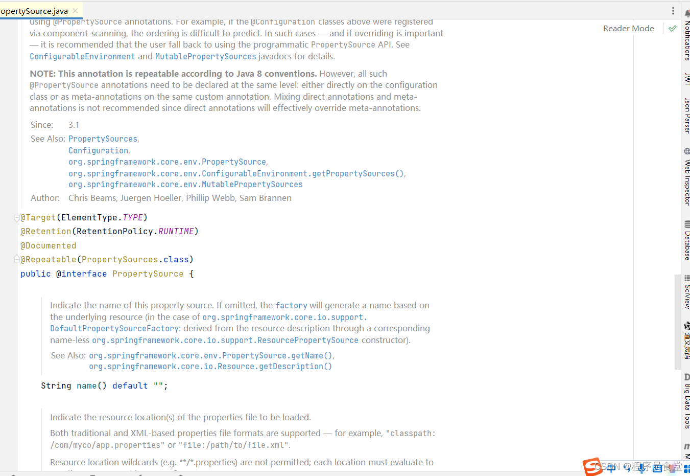 【spring】 Propertysource 注解学习 Csdn博客