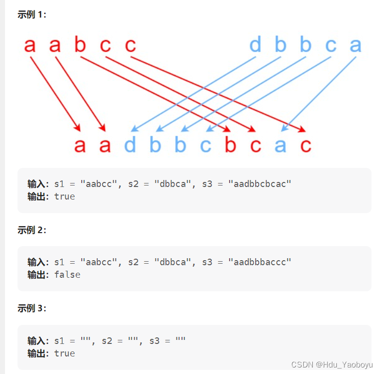 Leetcode97交错字符串 动态规划 Leetcode97 Js Csdn博客