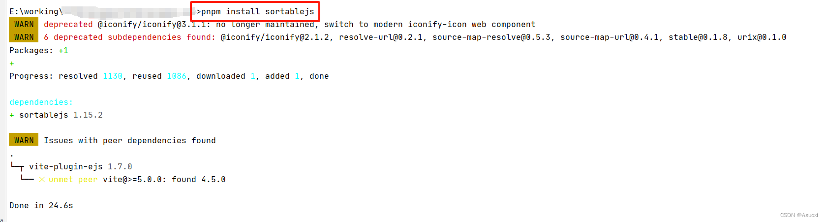 使用pnpm run build:dev时，报错：error during build: Error: [vite]: Rollup failed to resolve import ...