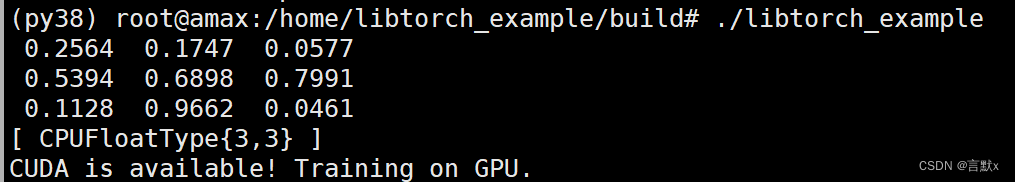 Libtorch的使用_libtorch linux-CSDN博客
