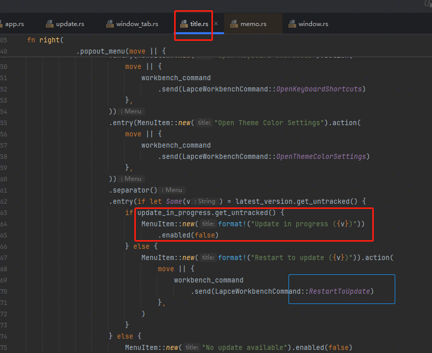 lapce源码学习-启动过程_lapce 语法高亮-CSDN博客