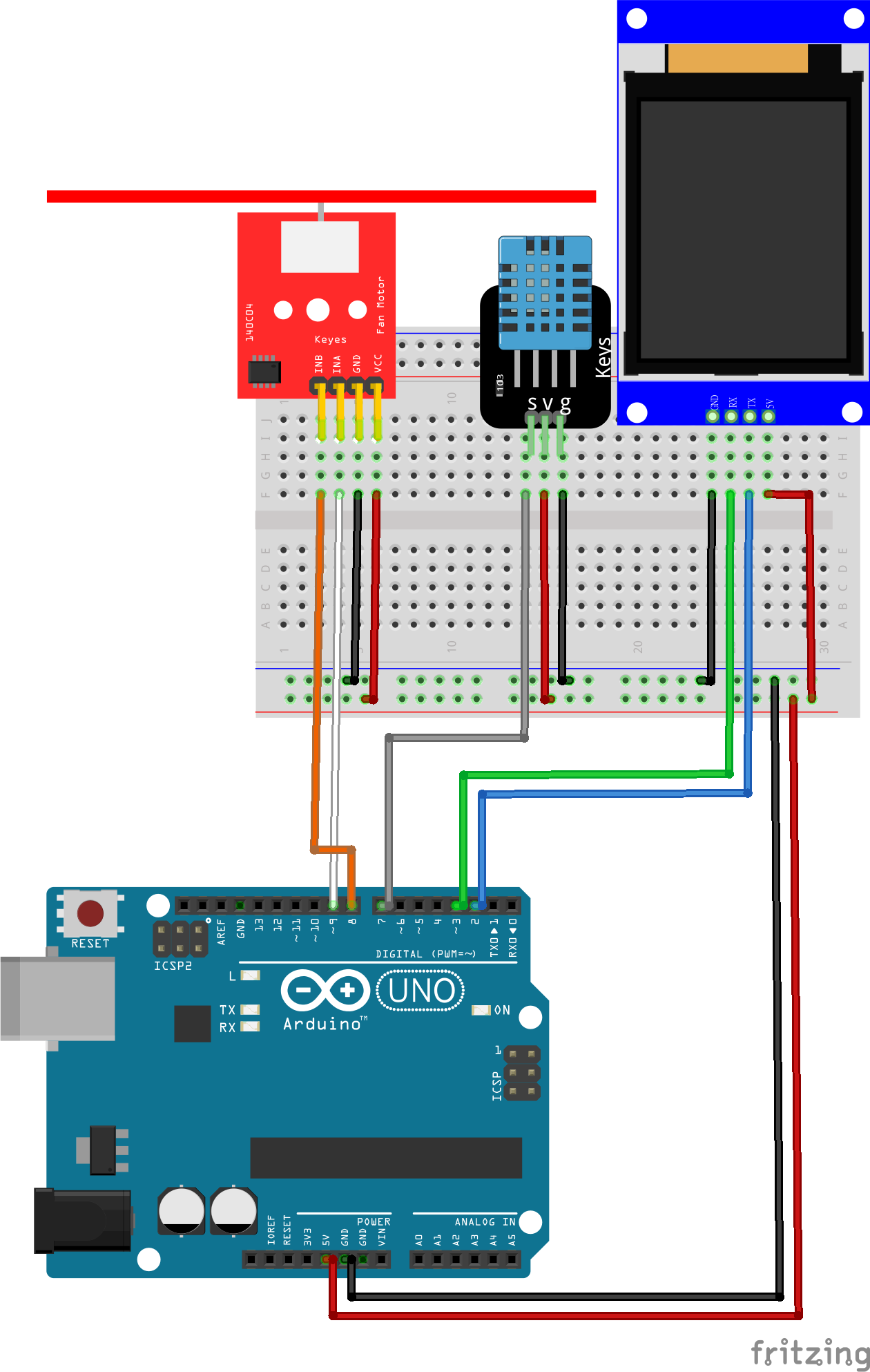 Fritzing软件绘制Arduino面包板接线图传感器模块库文件175_fritzing dht11在哪-CSDN博客