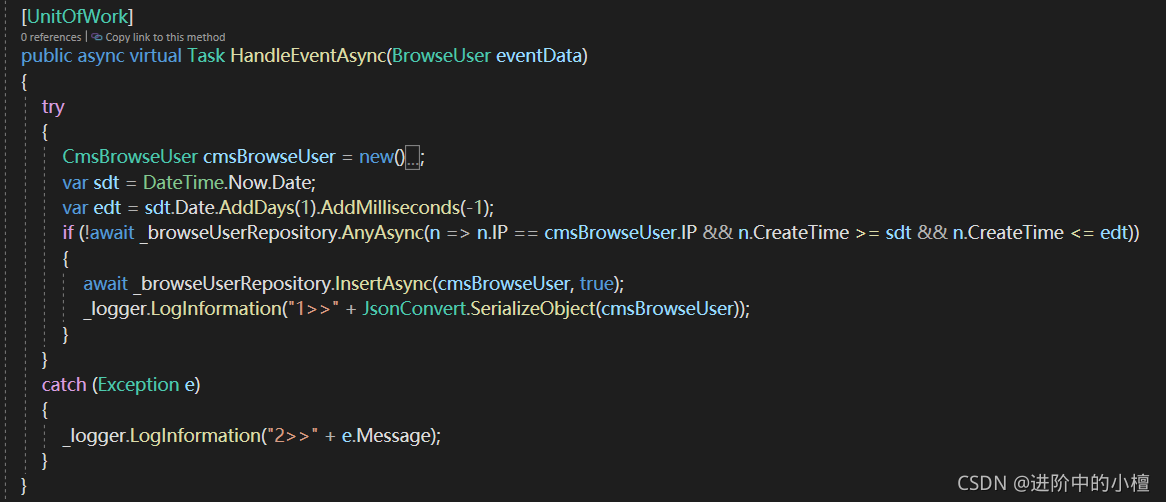 abp EventBus实现订阅事件出现 Cannot access a disposed context instance_cannot access a disposed context ...