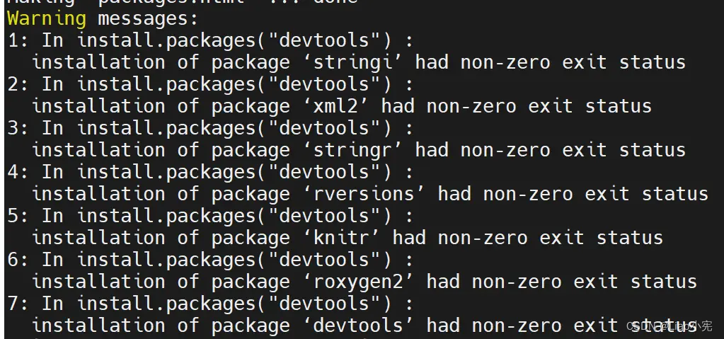 Ubuntu16.04 安装 R4.4.0 以及R相关依赖库 ggplot2 devtools-CSDN博客