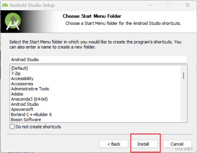 Android Studio【2022】安装_android studio 2022-CSDN博客