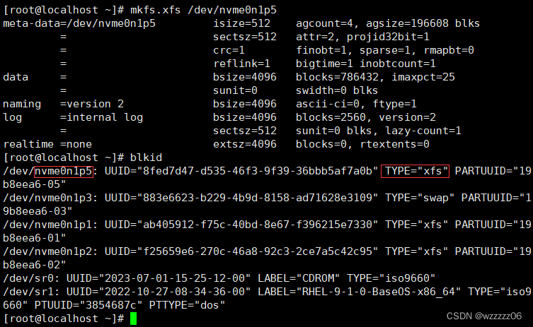 Linux系统管理：创建分区，格式化为XFS，安装HTTPD并配置开机启动-CSDN博客