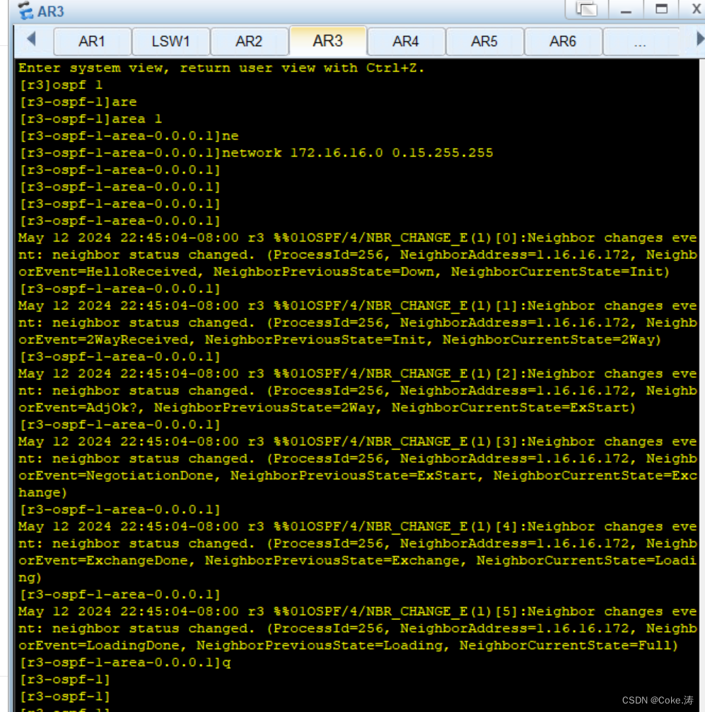 OSPF综合实验（HCIP）-CSDN博客