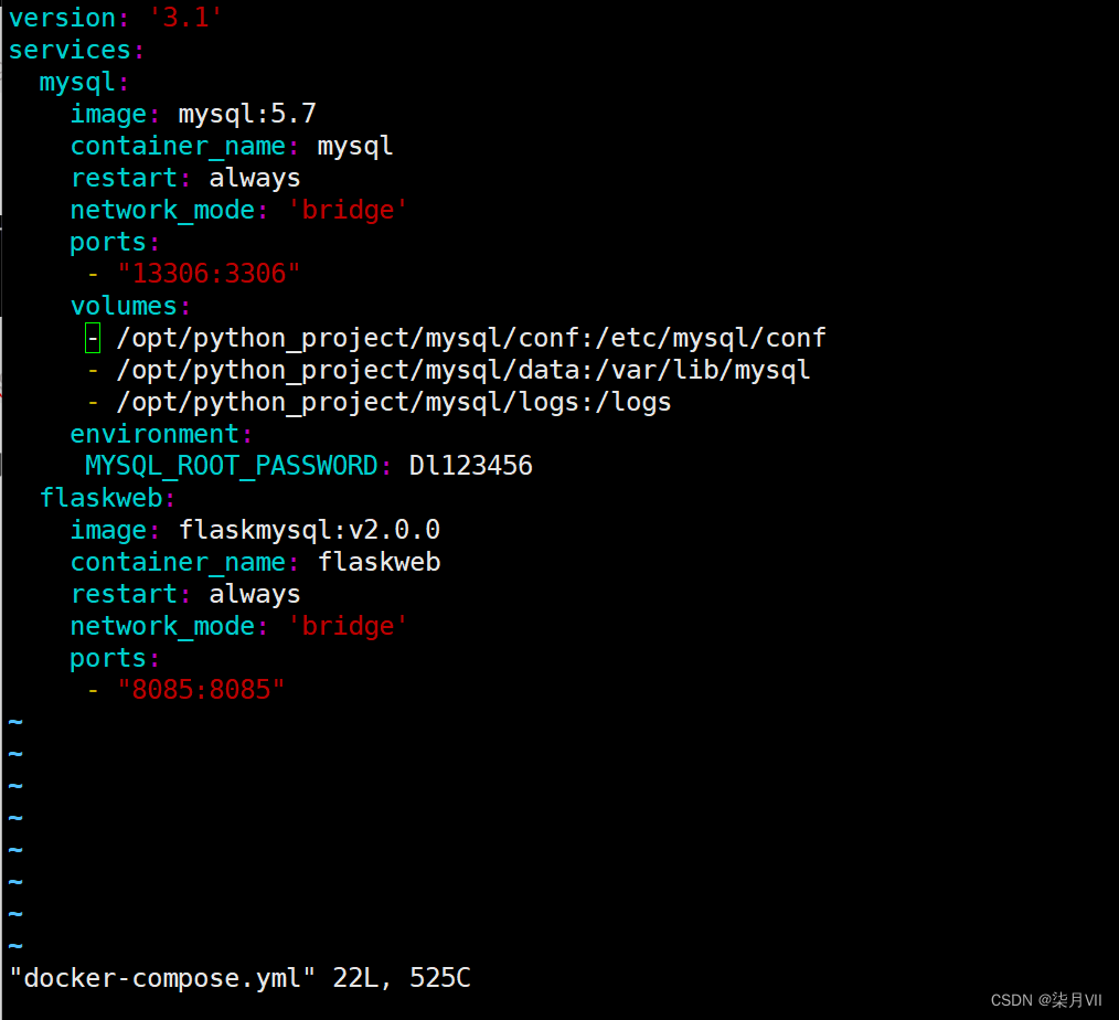 Flask+Mysql项目docker-compose部署(Python&docker-compose详细步骤)_flask mysql docker-CSDN博客