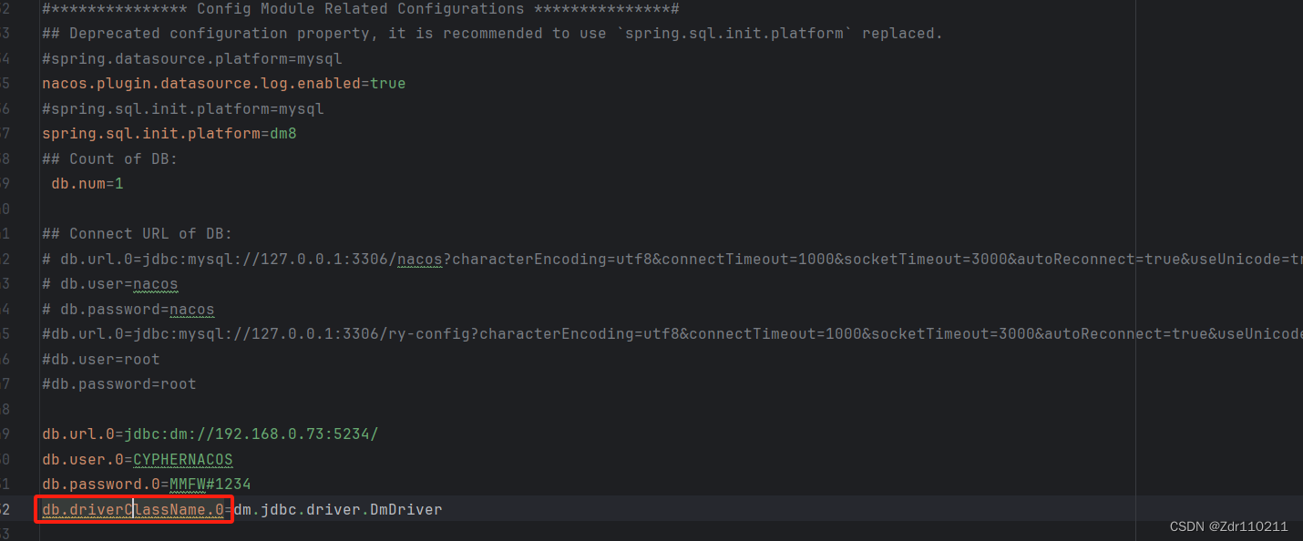 Nacos 2.3.2 适配Dm 数据库_nacos dm-CSDN博客