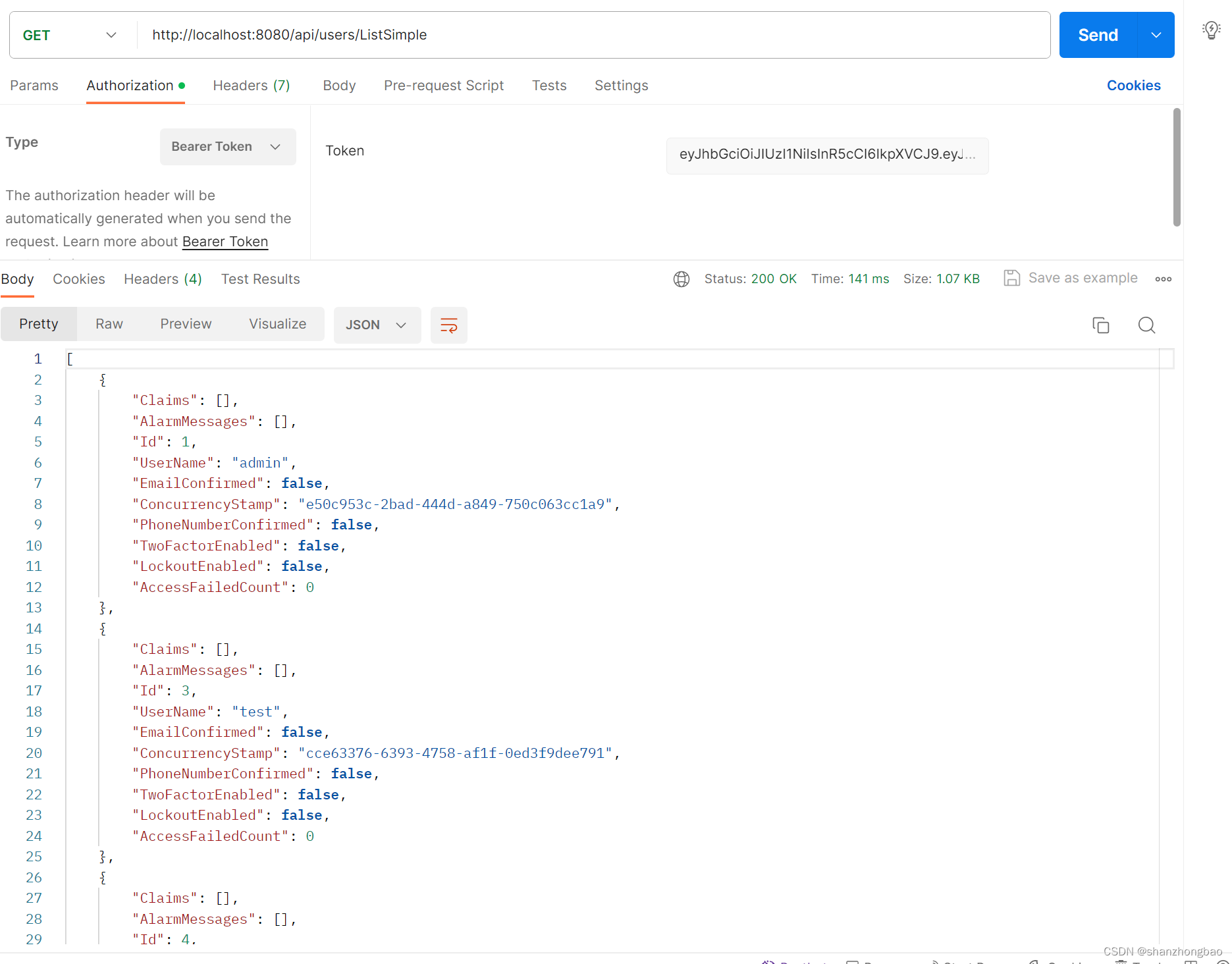 ASP.NET Core和React搭建的数据显示网站——验证和授权（三）_render请求的授权信息-CSDN博客
