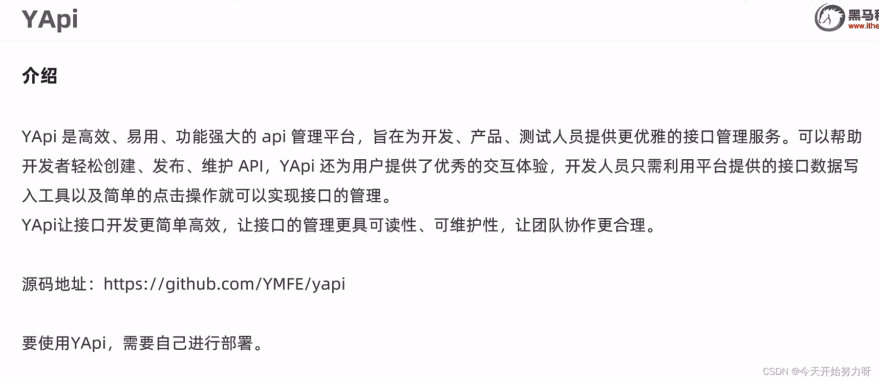 前端开发流程与工具探讨：Yapi的应用-CSDN博客