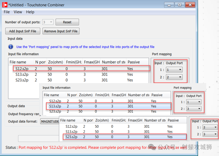 如何将3个S2P文件转换为1个S3P文件-CSDN博客