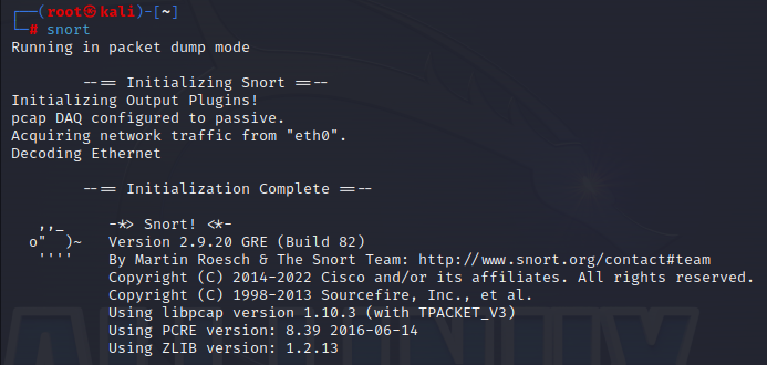 kali虚拟机上安装Snort_kali安装snort-CSDN博客