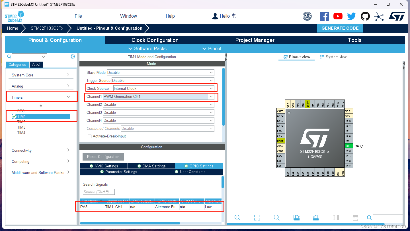 基于STM32F103+RT-thread的PWM应用（呼吸灯）_野火mini板stm32f103rc单片机pwm实现呼吸灯-CSDN博客